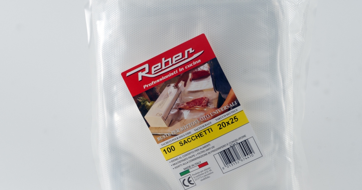 Embossed bags for vacuum 6744N Cm.20X35 | Bags of 100 pieces