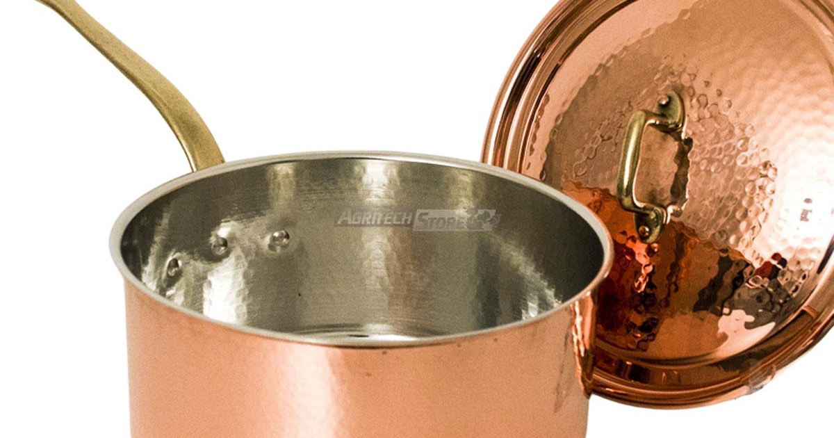 Professional Copper Pot and Lid: The Best for Perfect Cooking of Any Food