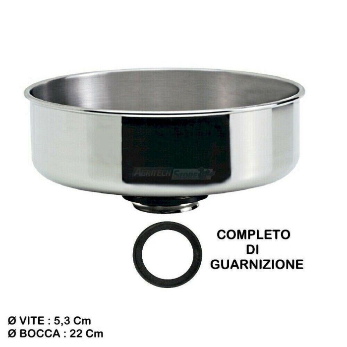 Stainless Steel Replacement Funnel for Semi-Packagings | N.3 Reber