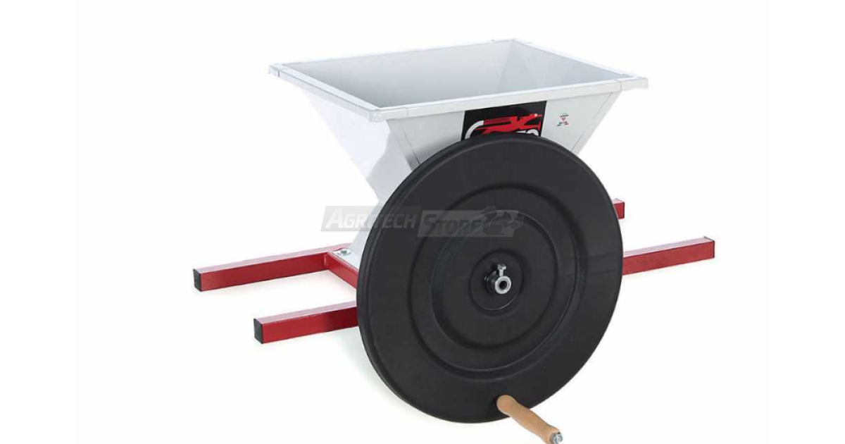 Manual grape crusher - 40x40 cm - Grifo Marchetti brand