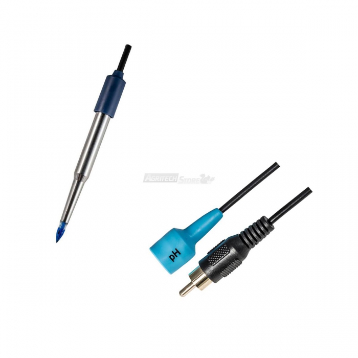 Probe Steel electrode for pH meters XS Sensor 2-Pore steel T NTC + 1MT BNC